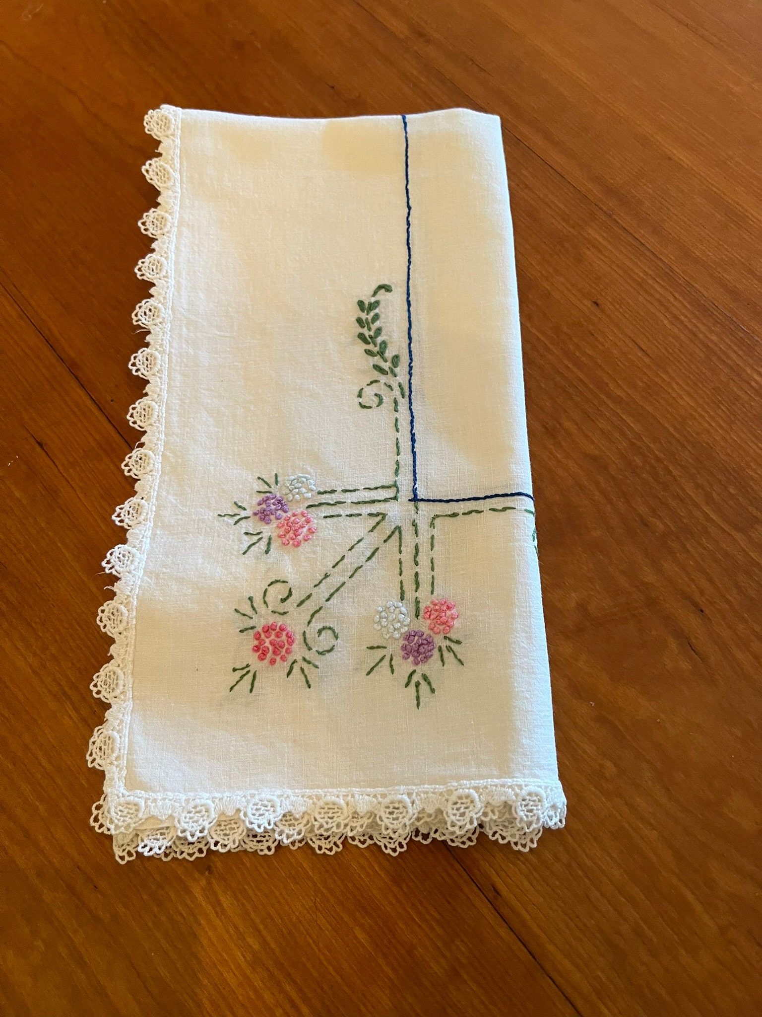 Embroidered Cloth 27” - Etsy