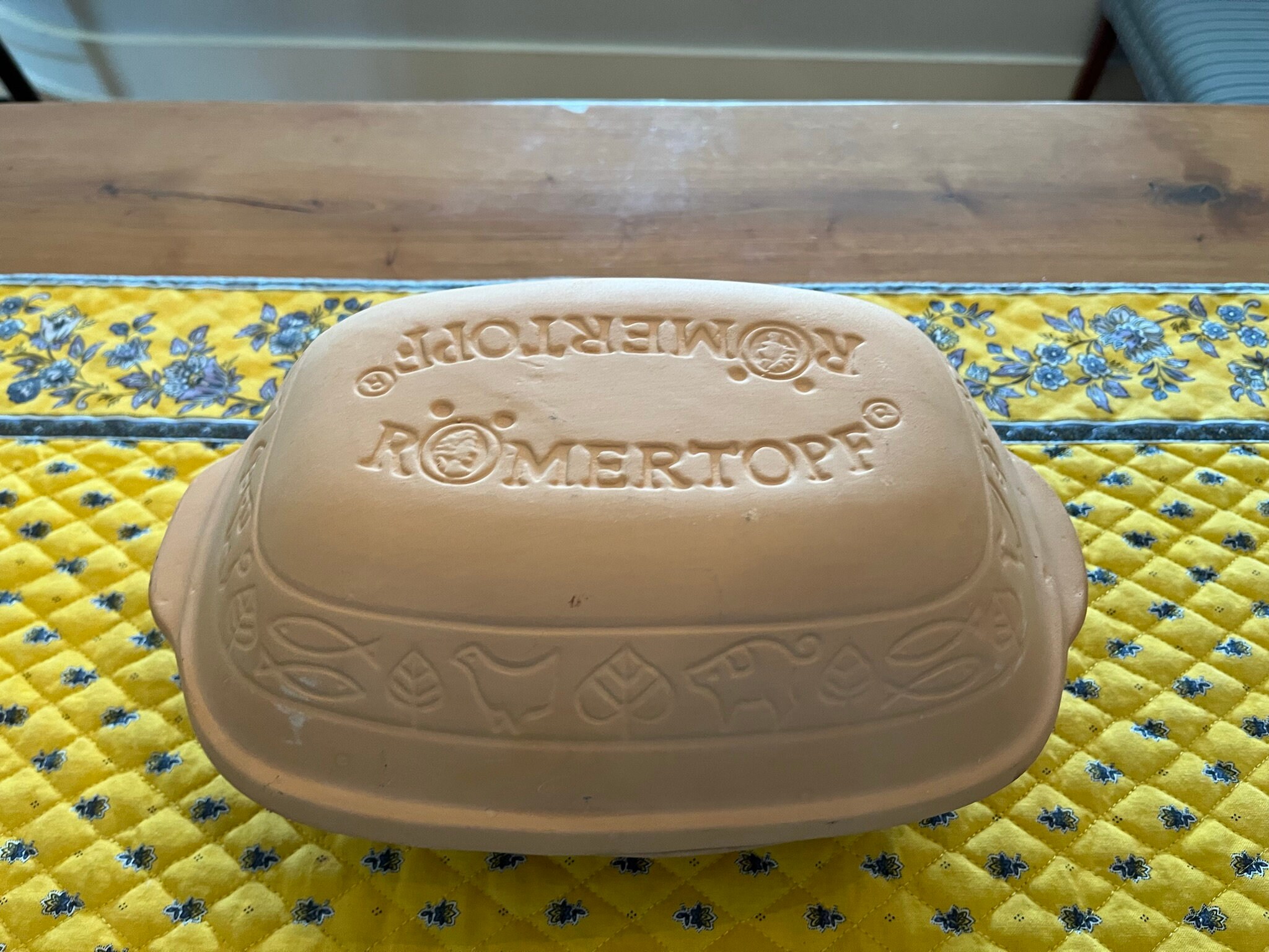 Romertopf 110 Terra Cotta Clay Pot With Lid - Etsy
