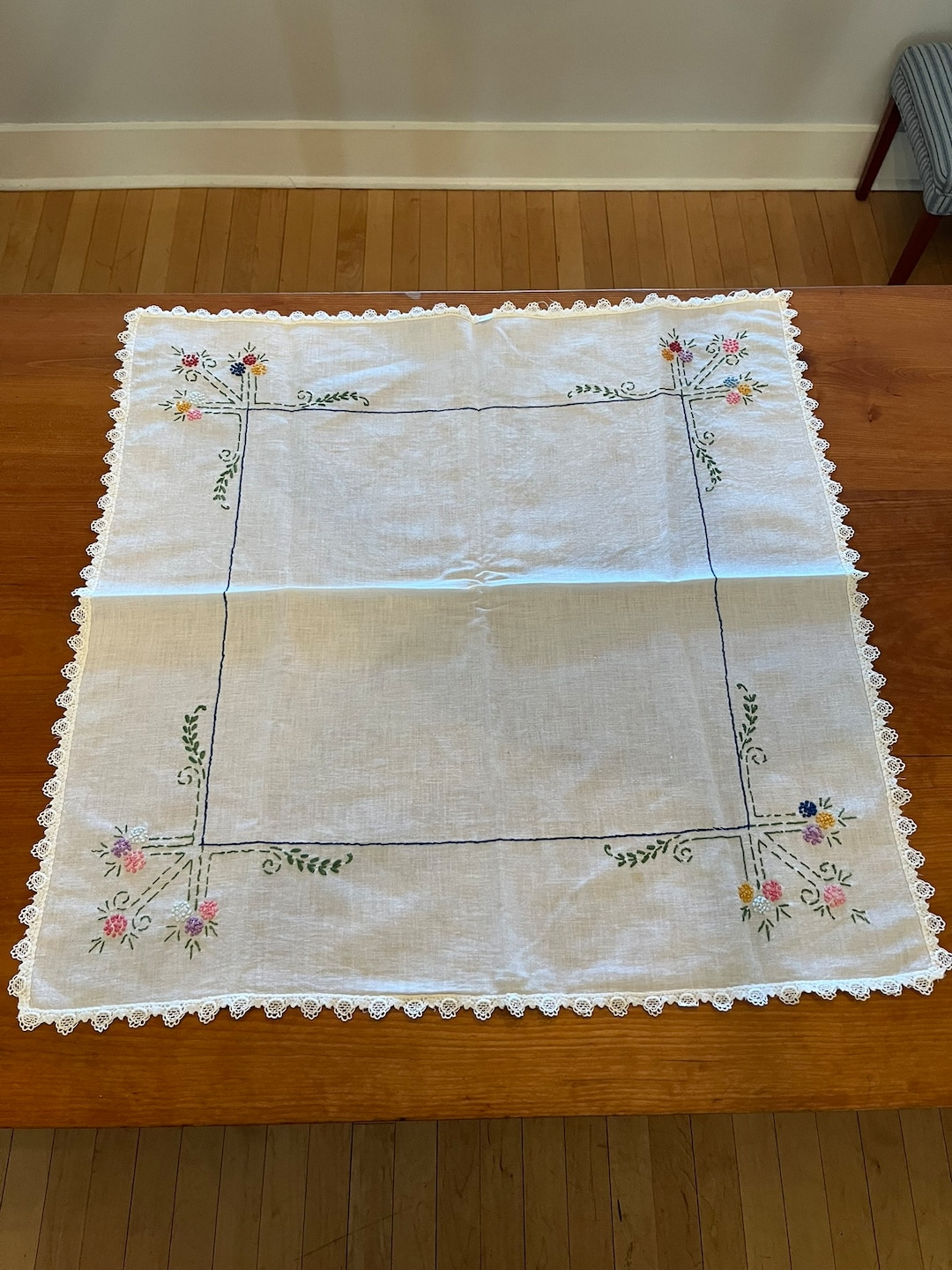Embroidered Cloth 27” - Etsy