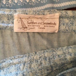 Vintage Suttles and Seawinds Western Style Full Blue Ruffle Skirt - Etsy