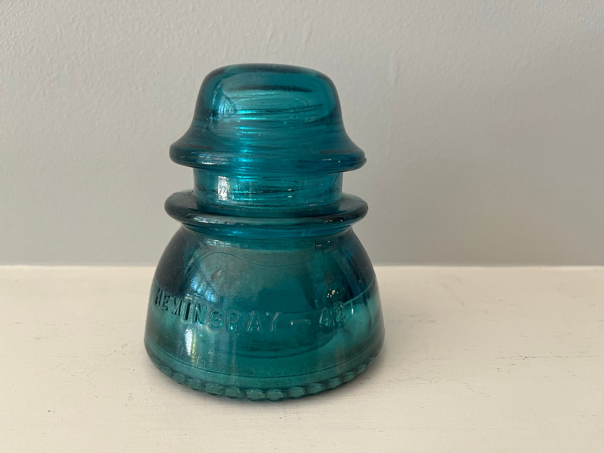 Hemingway Glass Insulator #42 - Etsy