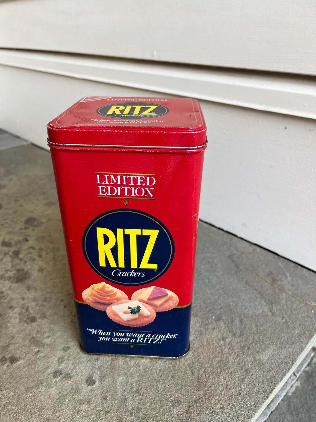 1987 Ritz Cracker Tin - Limited Edition - Etsy