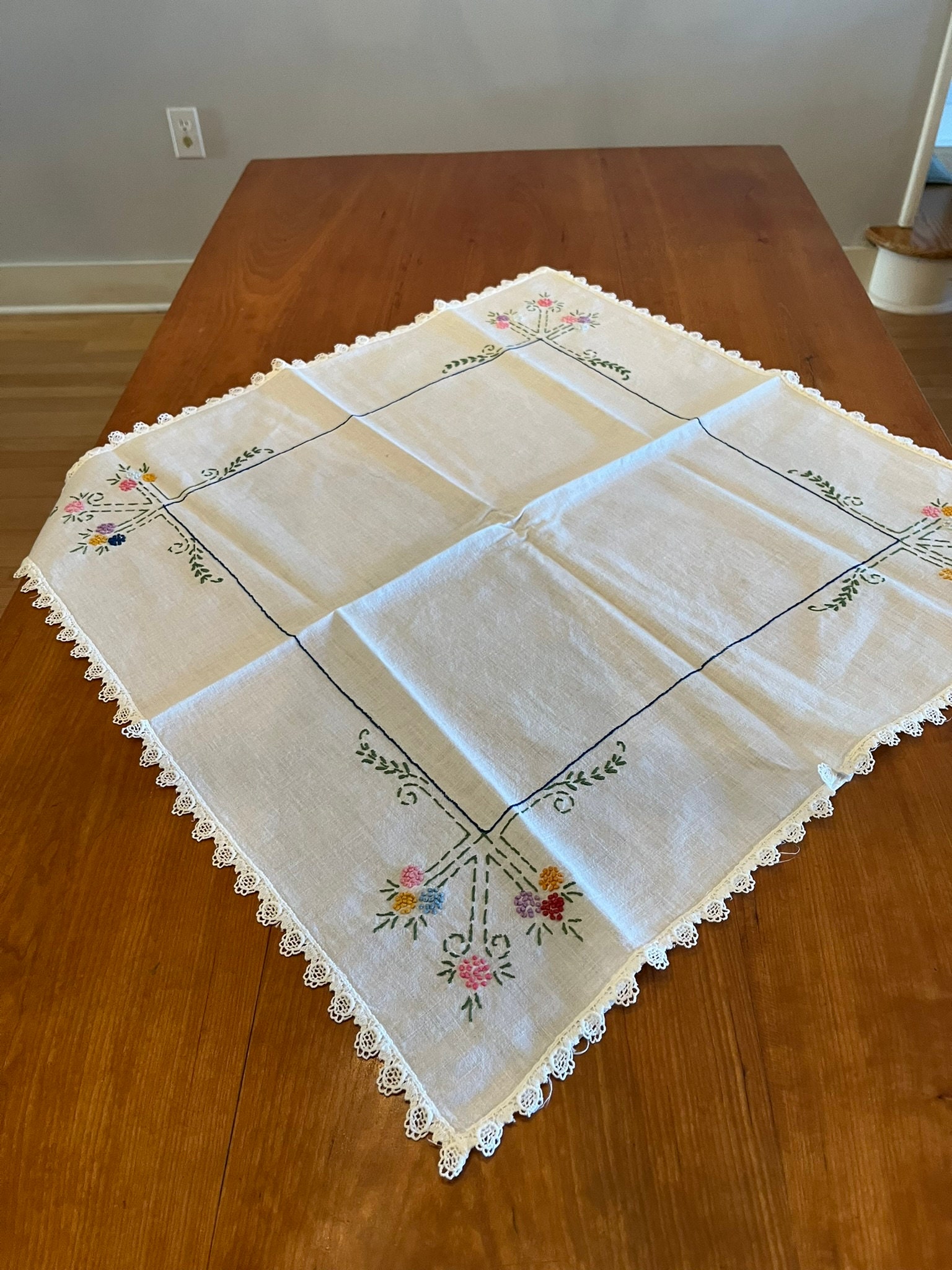 Embroidered Cloth 27” - Etsy