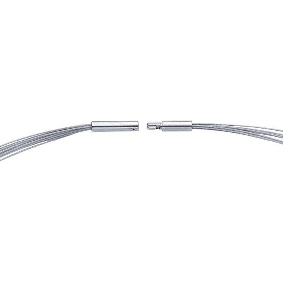Stainless Steel Multi-strand Cable Wire Neck Ring Necklace- Available ...