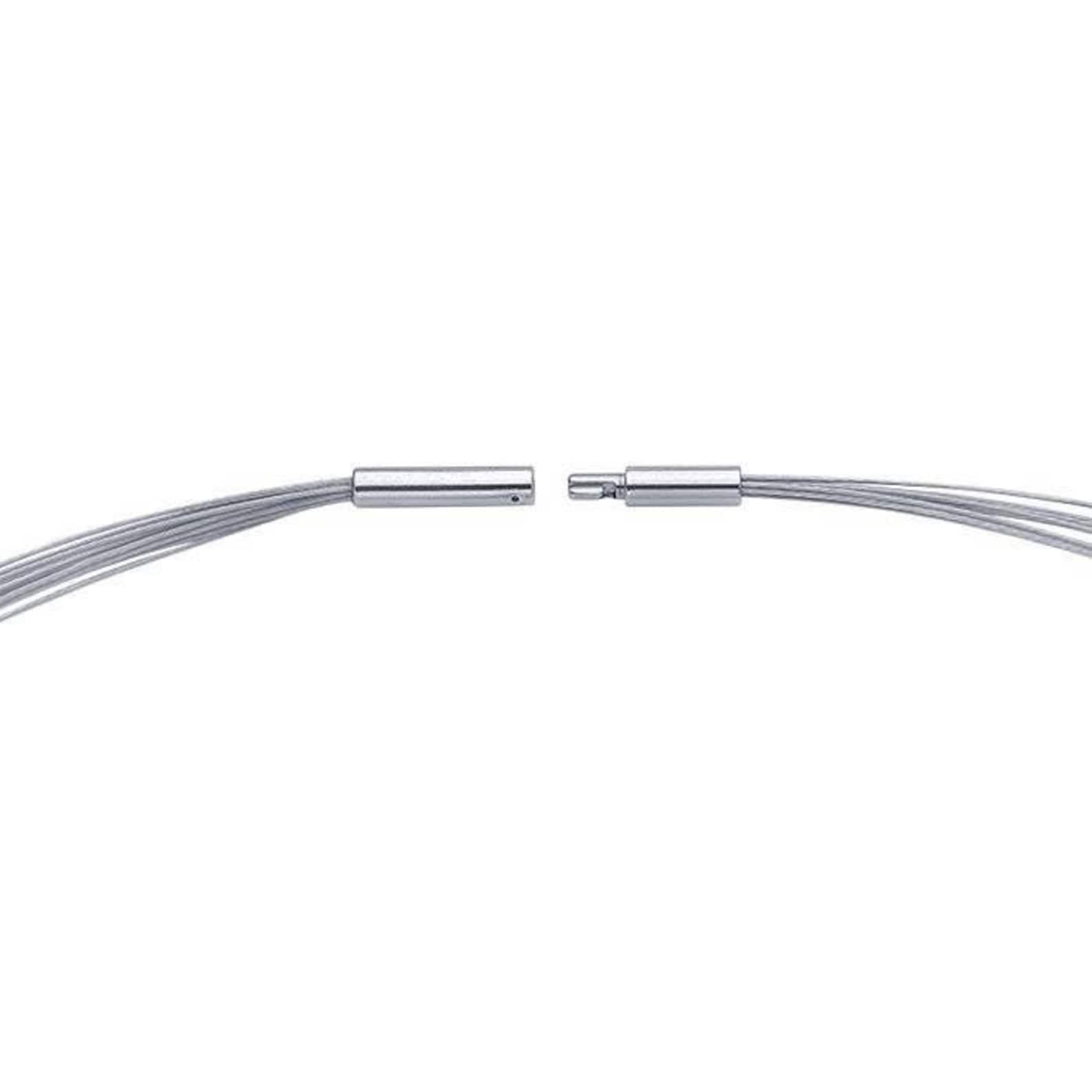 Stainless Steel Multi-strand Cable Wire Neck Ring Necklace- Available ...
