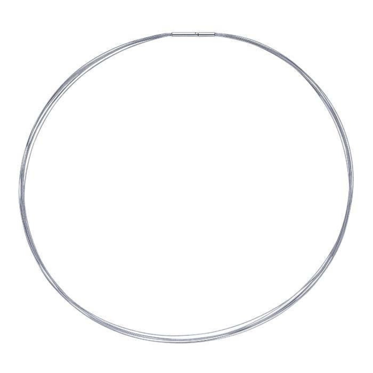 Stainless Steel Multi-strand Cable Wire Neck Ring Necklace- Available ...