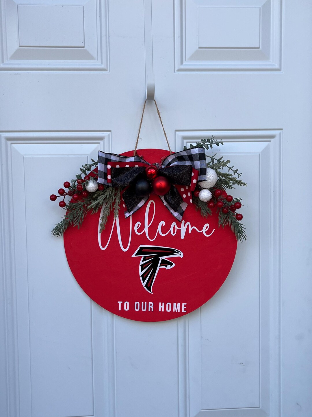 Christmas Wood Door Sign - Etsy