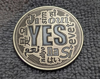 Yes / No Divination Coin - Etsy