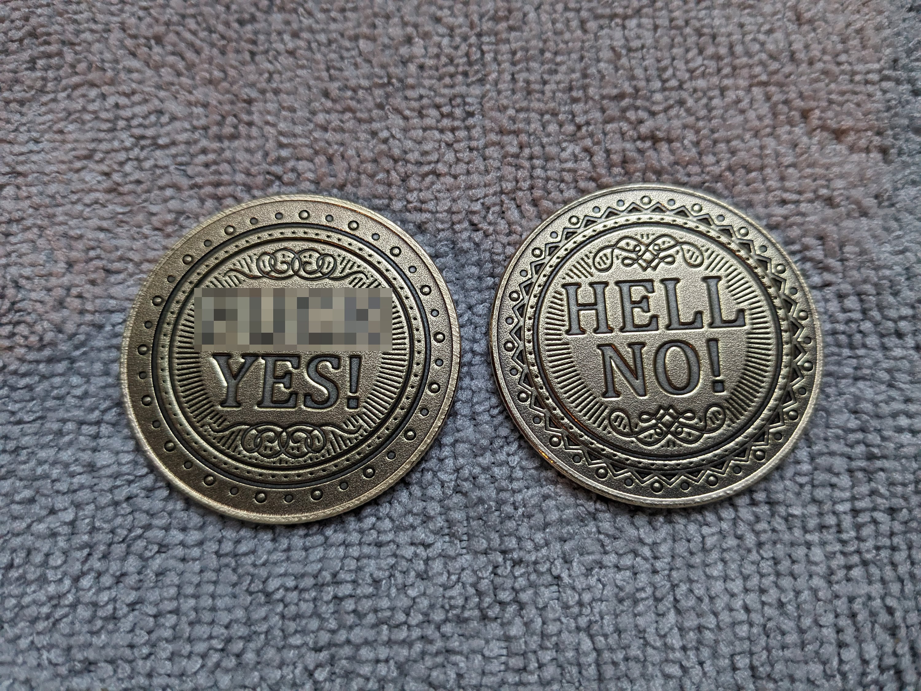Decision Swear Coin - Lightburn + SVG Laser Files - Etsy