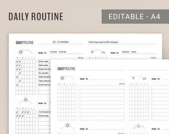 Daily Routine Planner Printable Flylady Morning Routine - Etsy