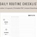 Daily Routine Checklist for Flylady Control Journal Morning - Etsy