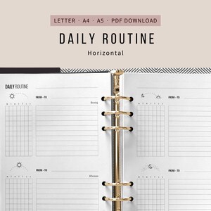 Flylady Daily Routine for Control Journal | Printable Planner Insert ...
