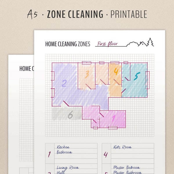 Zone Cleaning - Etsy