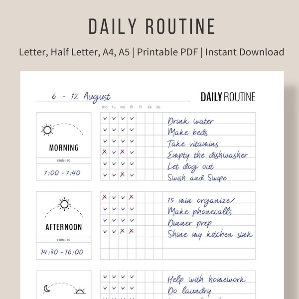 Daily Routine - Etsy