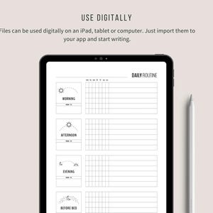 Morning Routine for Flylady Control Journal | ADHD Daily Routine ...
