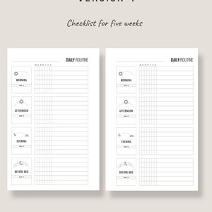 Daily Routine Planner, Flylady Planner, Morning Routine, Cleaning ...