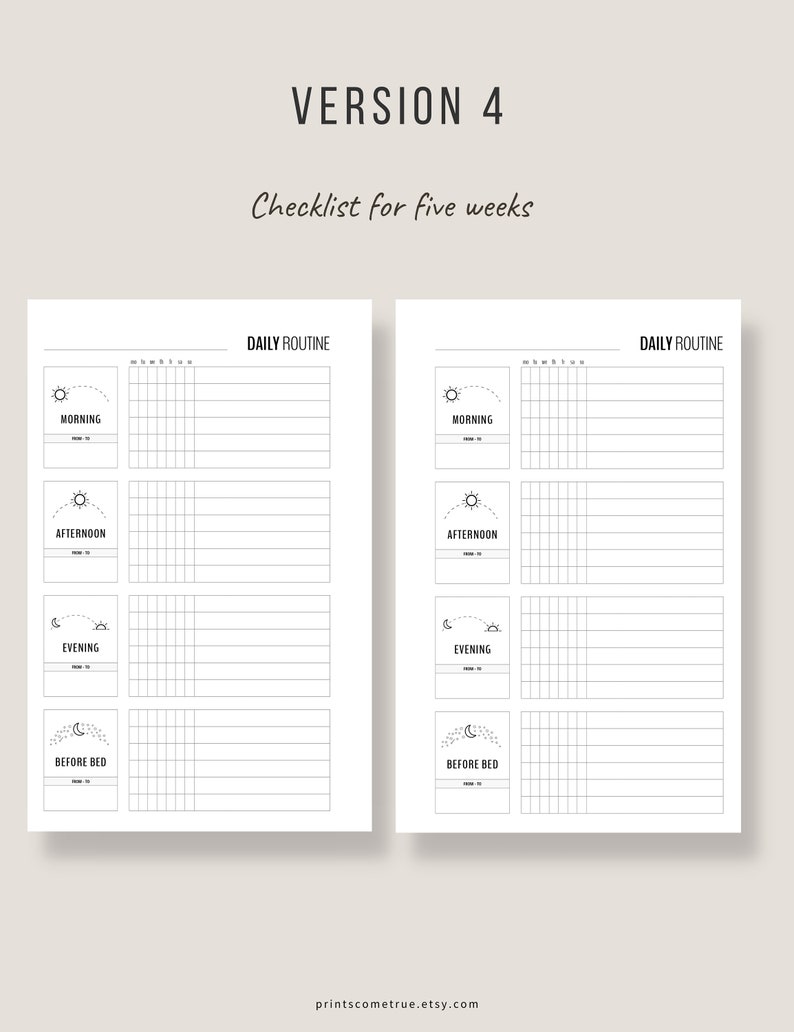 Daily Routine Planner, Flylady Planner, Morning Routine, Cleaning ...