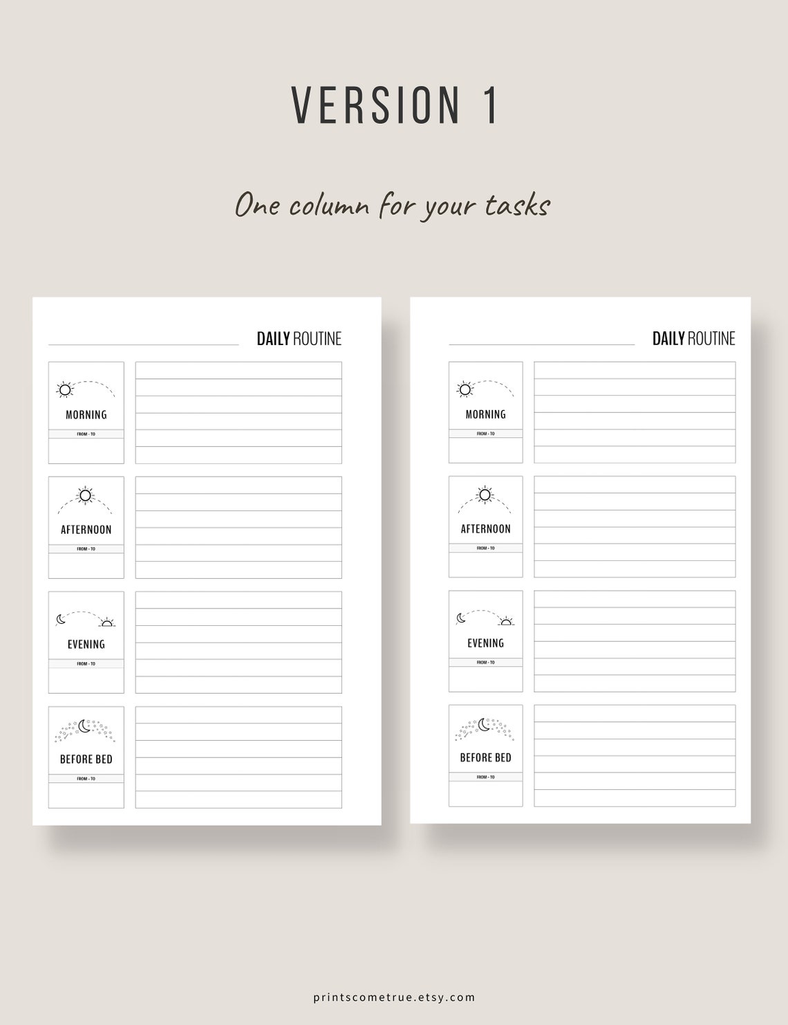 Daily Routine Planner, Flylady Planner, Morning Routine, Cleaning ...
