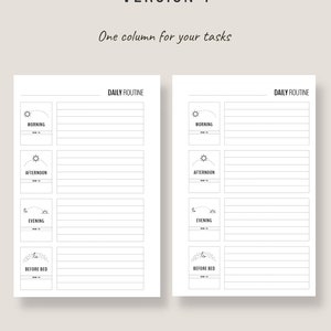Daily Routine Planner, Flylady Planner, Morning Routine, Cleaning ...