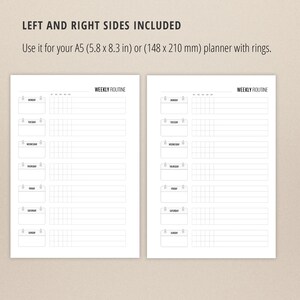 Flylady Weekly Routine for Control Journal | Printable Habit Tracker ...