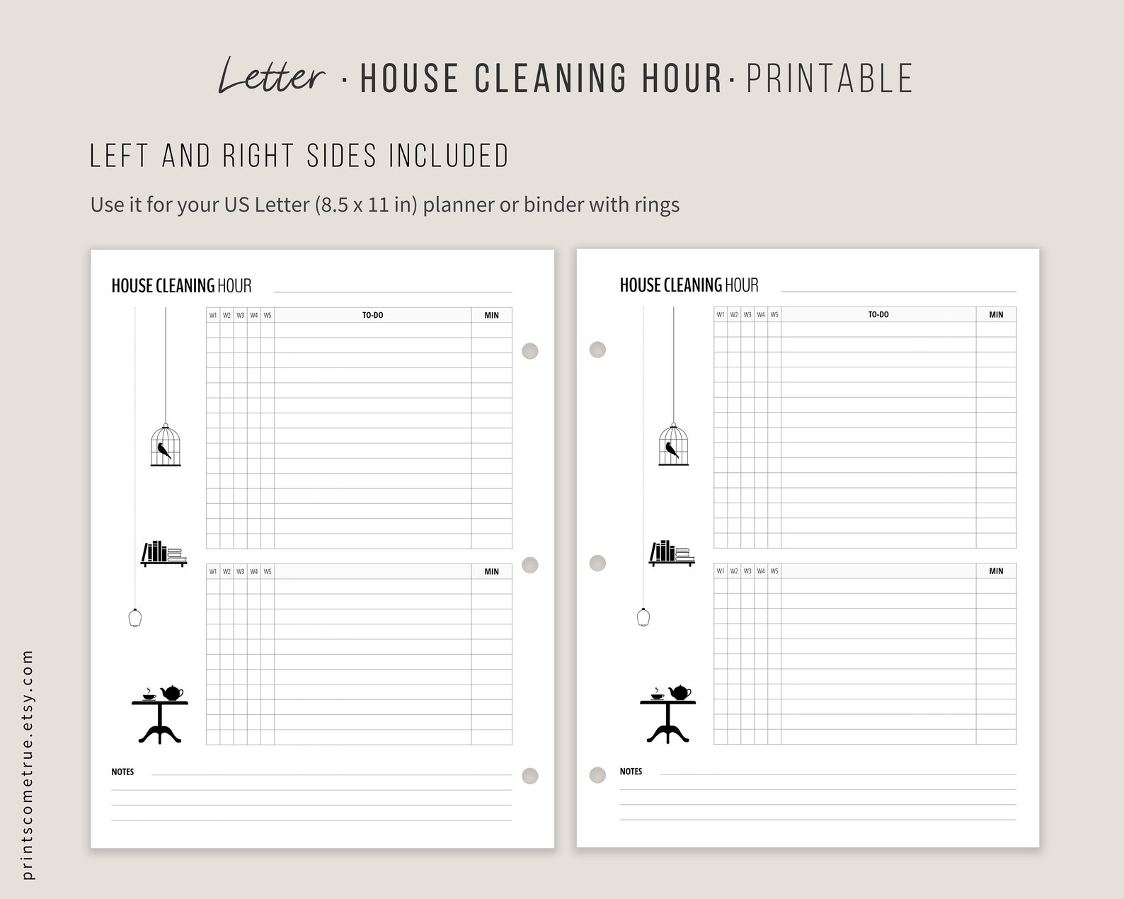 House Cleaning Checklist for Flylady Control Journal Cleaning Routine ...