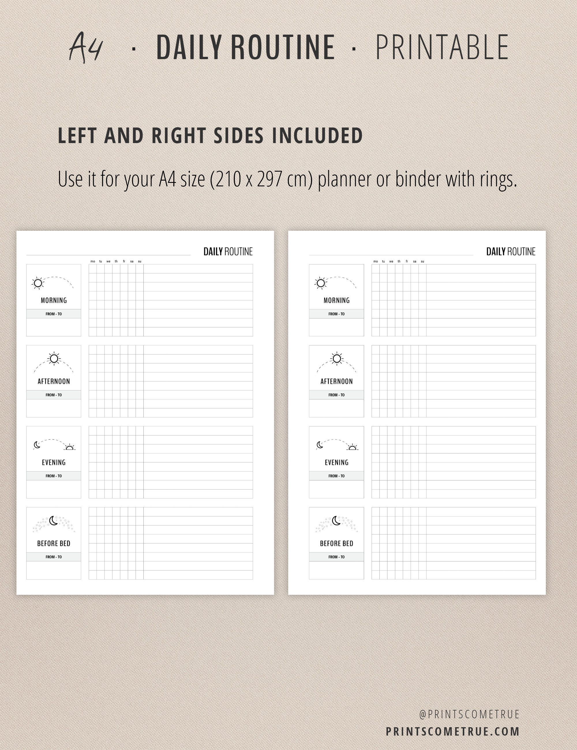 Morning Routine for Flylady Control Journal ADHD Daily Routine ...