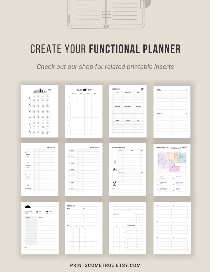 Daily Routine Planner Flylady Planner Morning Routine - Etsy