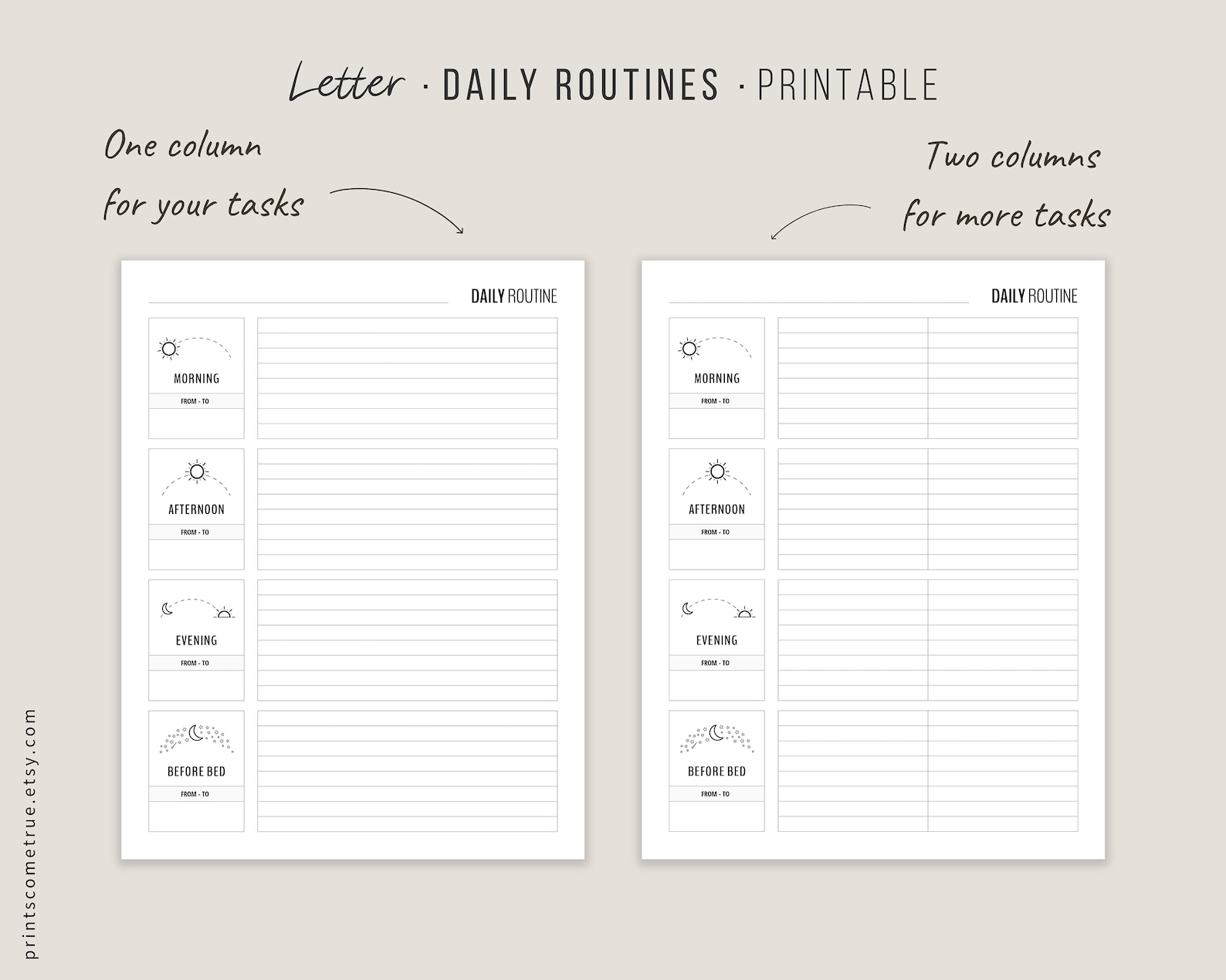 Daily Routine Checklist for Flylady Control Journal Morning - Etsy