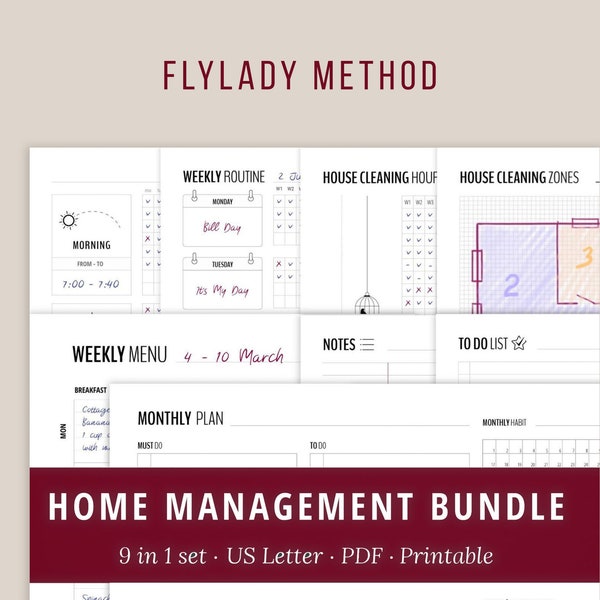 Flylady Printable - Etsy