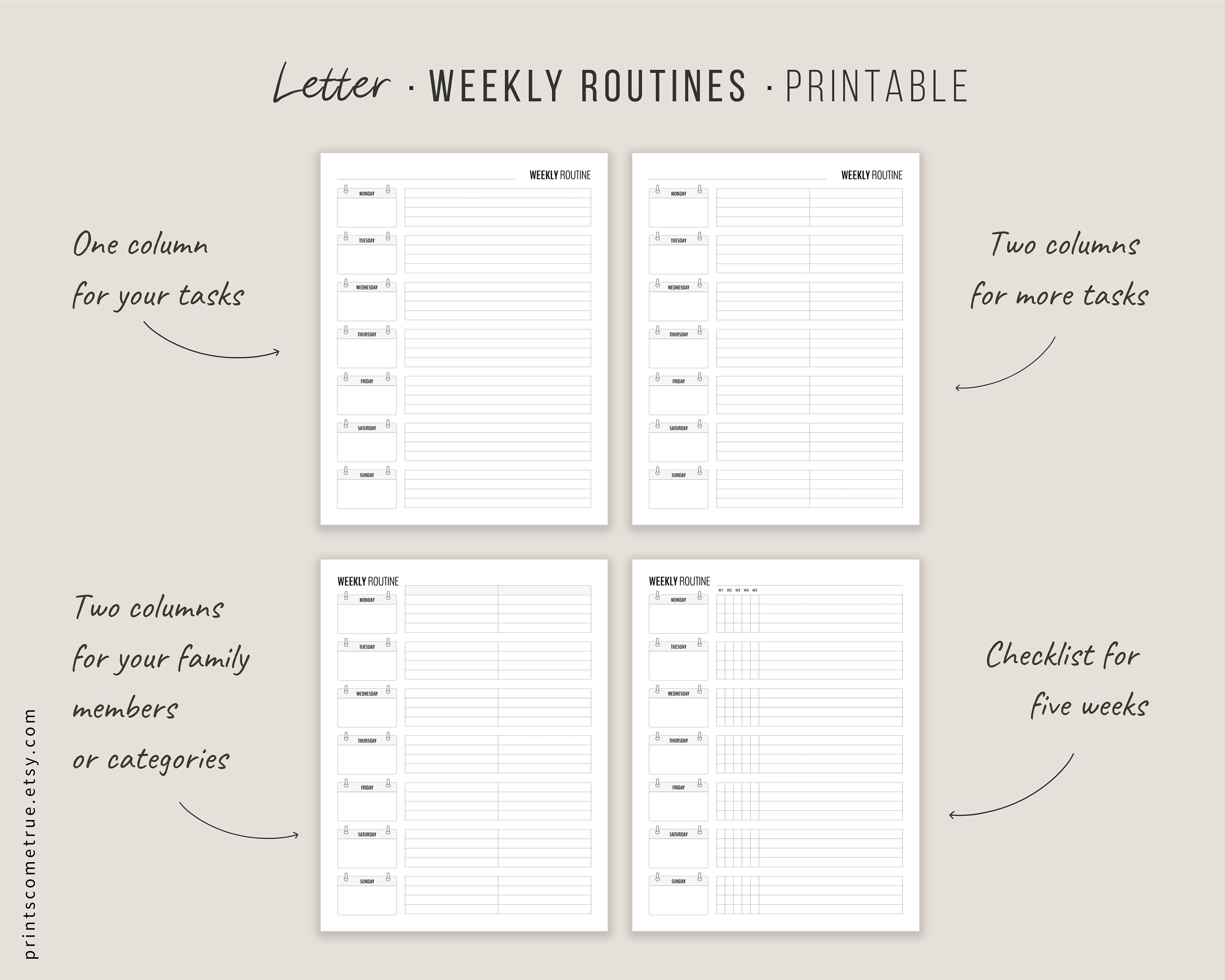 Flylady Control Journal Daily morning Bedtime Routines - Etsy Canada