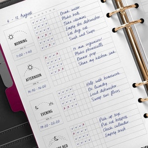 Daily Routine Planner Printable Flylady Morning Routine - Etsy
