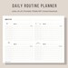 Daily Routine Planner Printable, Flylady Morning Routine Checklist ...