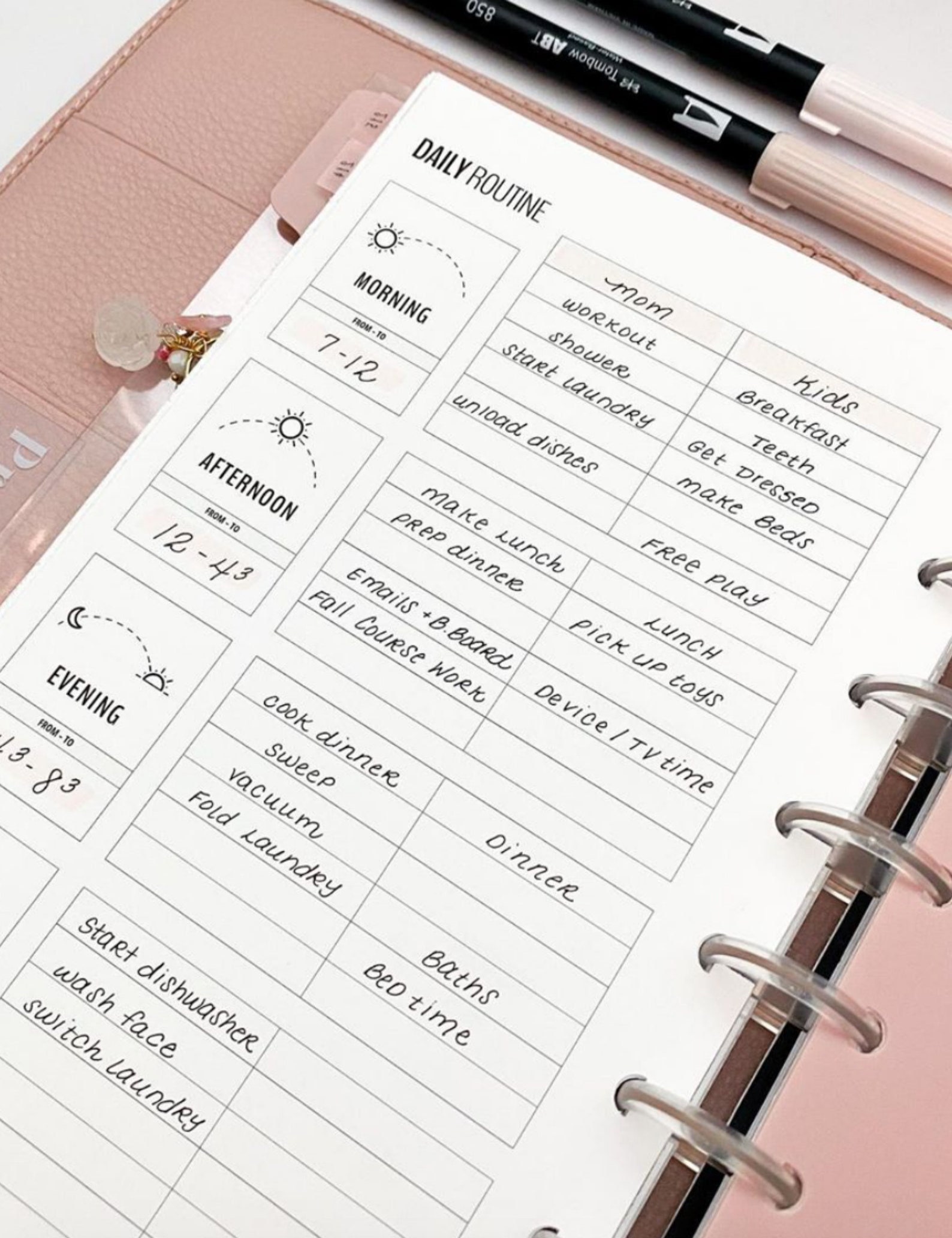 Daily Routine Planner Printable Flylady Morning Routine - Etsy