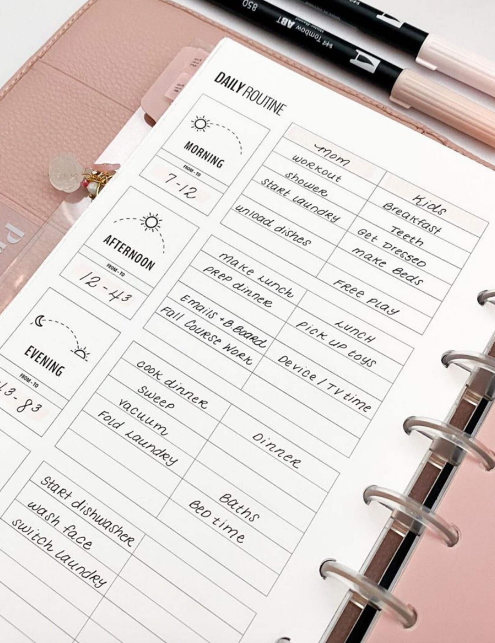 Daily Routine Planner Printable Flylady Morning Routine | Etsy India