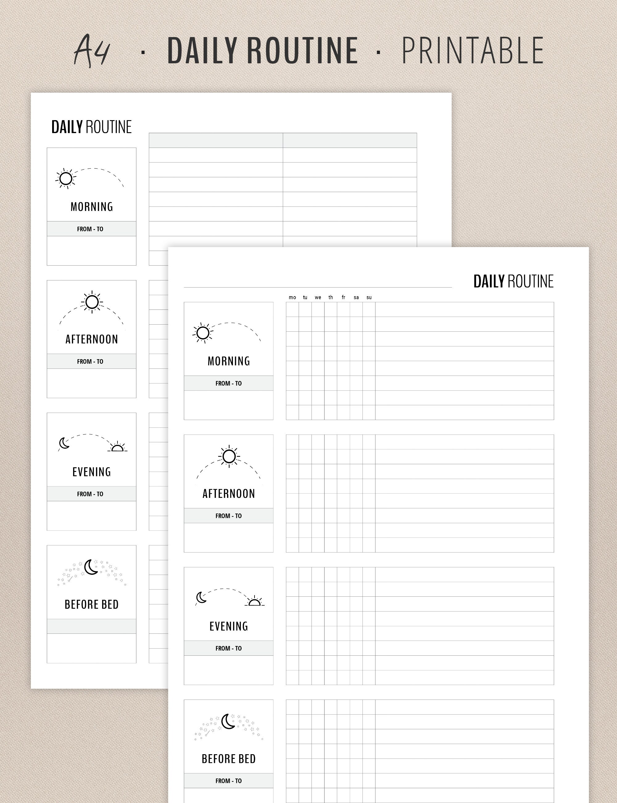 Flylady Control Journal Daily Routines and Zone Cleaning Checklist ...