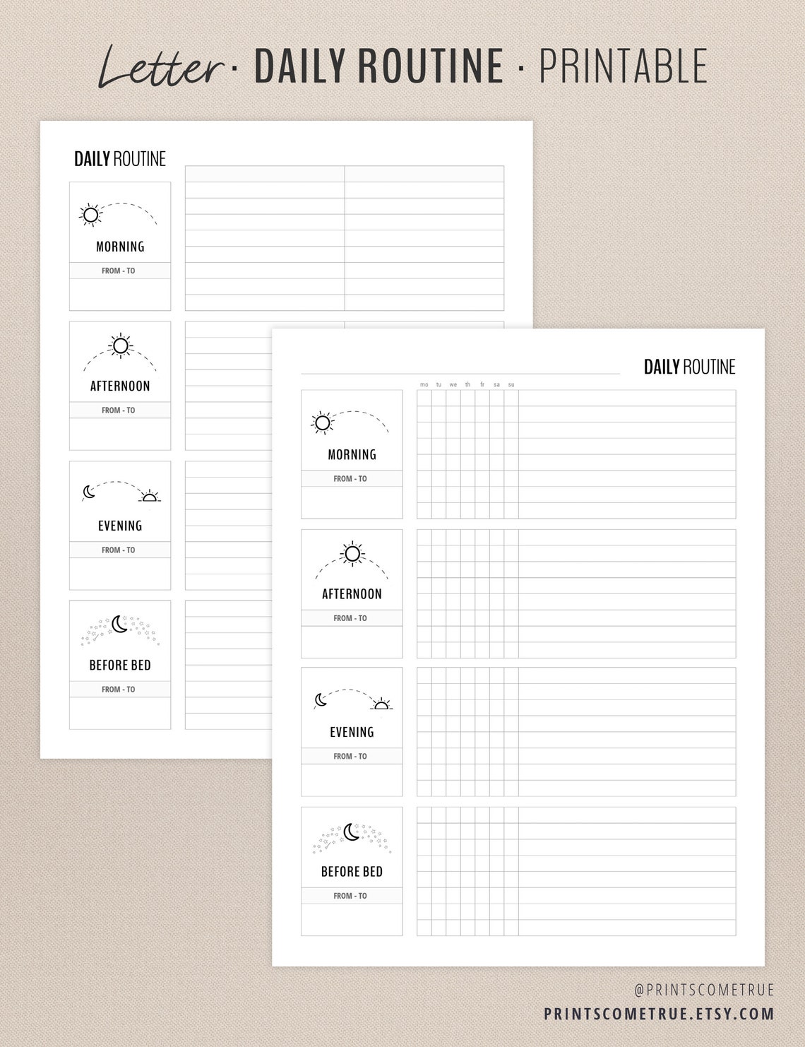 Daily Routine / Flylady Morning Routine Checklist / Habit | Etsy