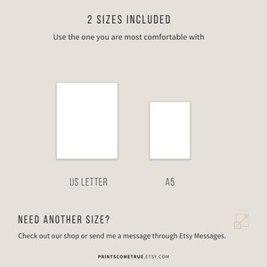 Weekly Meal Planner Printable Family Meal Plan Template A5 & Letter ...