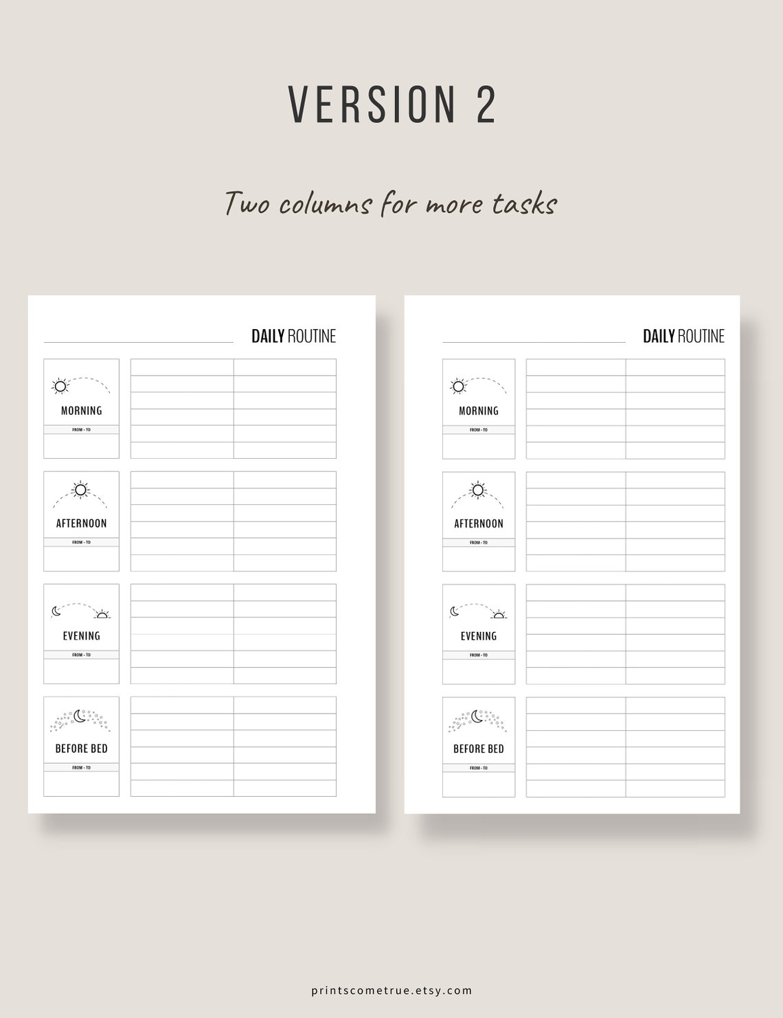 Daily Routine Planner, Flylady Planner, Morning Routine, Cleaning ...