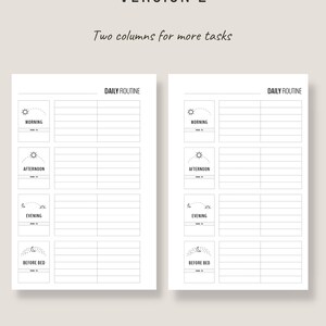 Daily Routine Planner, Flylady Planner, Morning Routine, Cleaning ...