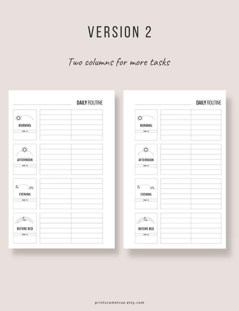 Daily Routine Planner, Flylady Planner, Morning Routine, Cleaning ...
