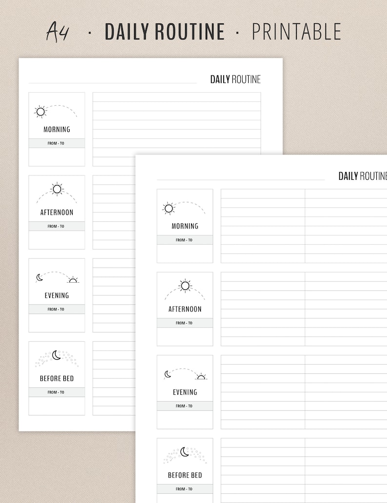 Morning Routine for Flylady Control Journal ADHD Daily Routine ...