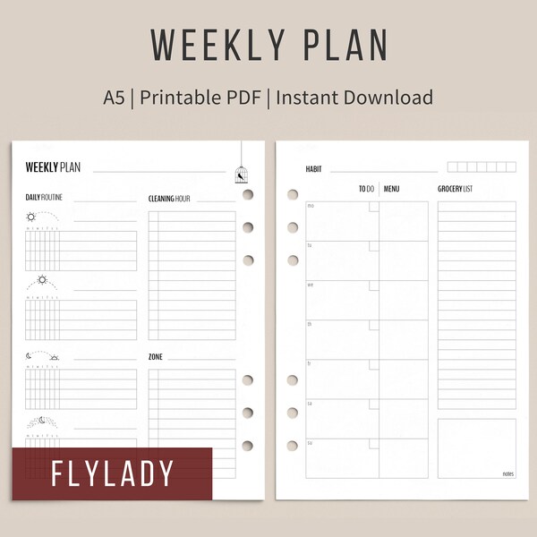 Flylady Control Journal - Etsy