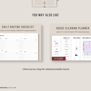 Buy Daily Routine Planner Printable Flylady Morning Routine Online in ...