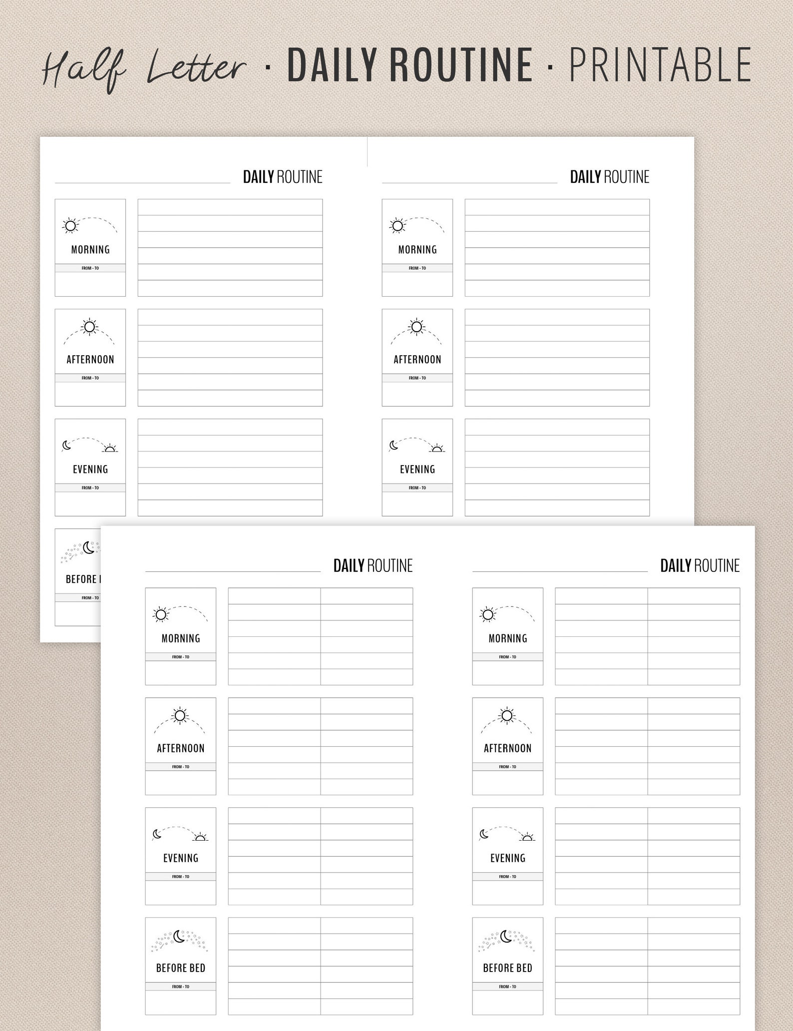 Daily Routine Planner Flylady Planner Morning Routine - Etsy