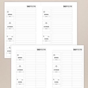 Daily Routine Planner Flylady Planner Morning Routine - Etsy