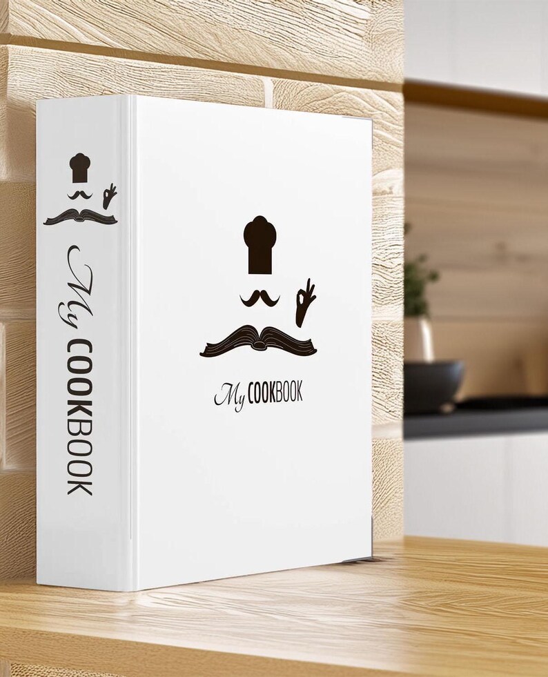 Printable Cookbook Cover and Spine | DIY Recipe Binder Covers ...