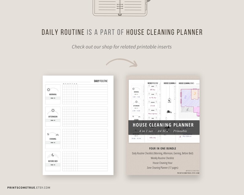 Morning Routine for Flylady Control Journal ADHD Daily Routine ...