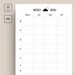 Weekly Meal Planner Family Meal Planning Template Printable Menu Plan ...