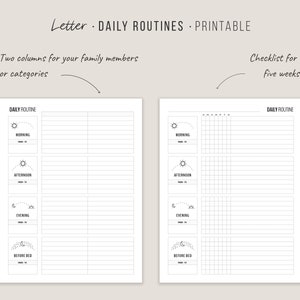 Daily Routine Checklist for Flylady Control Journal | Morning Evening ...