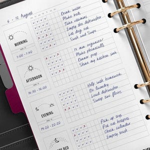 Morning Routine for Flylady Control Journal | ADHD Daily Routine ...